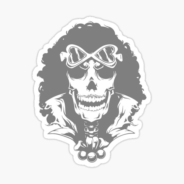 "Brook one piece" Sticker for Sale by mortonsurber | Redbubble