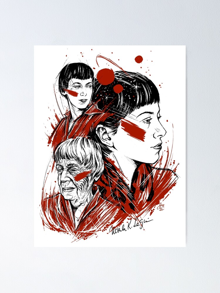 "Ursula K. le Guin" Poster for Sale by gengiskahn | Redbubble