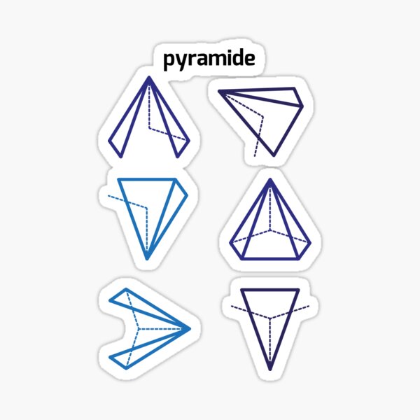 "pyramid pyramids great pyramid" Sticker by hive8 | Redbubble