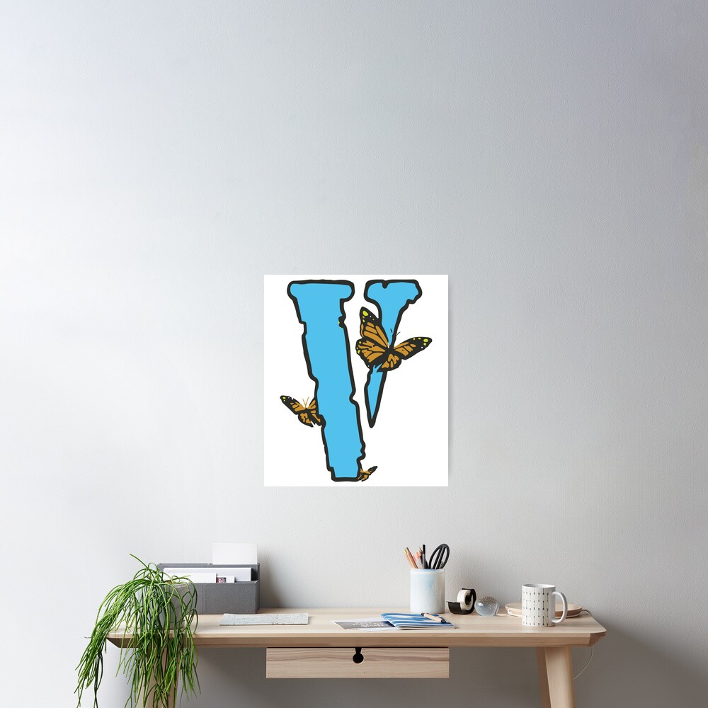 "Logo Vlone, Big V Logo, Vlone Printed Men Women Black White, VLONE ...