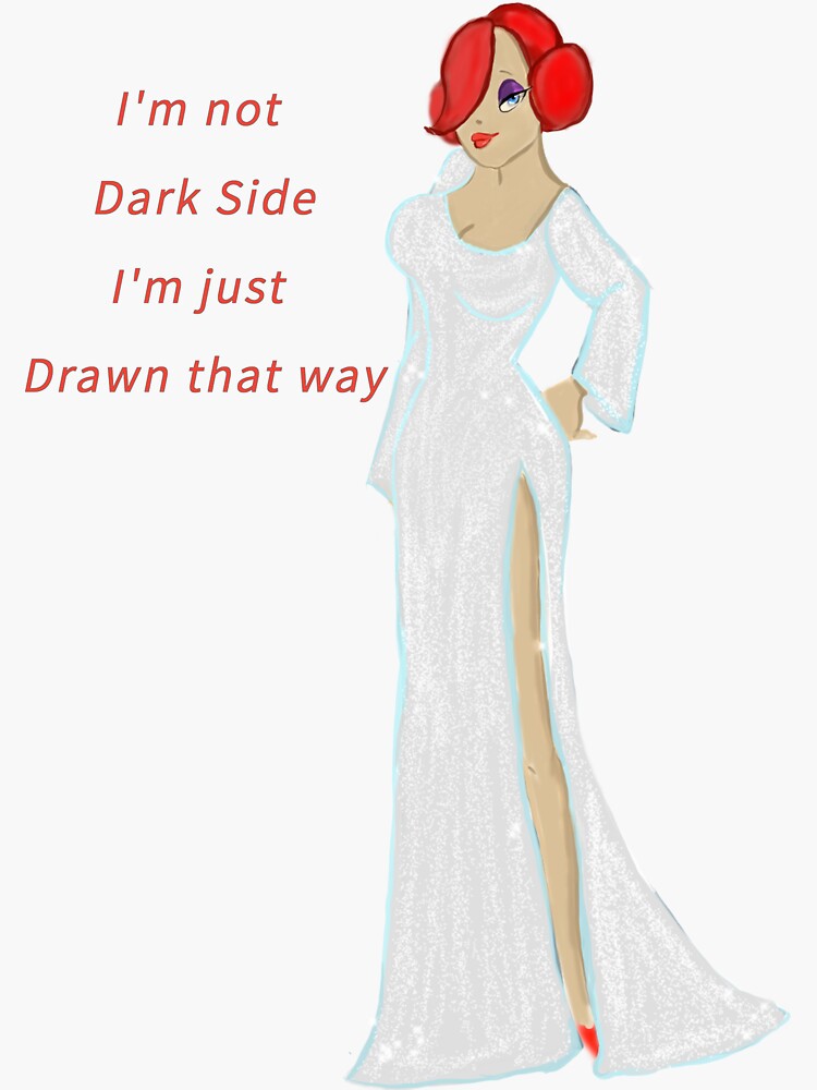 "Jessica Rabbit Dark Side" Sticker for Sale by FairyFox06 | Redbubble
