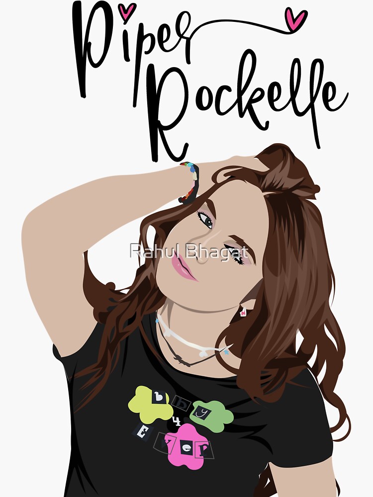 "piper rockelle cute illustraton art " Sticker for Sale by ...