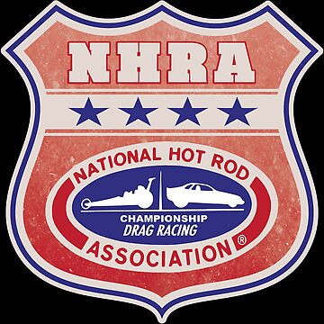"Vintage, distressed NHRA logo Active " Sticker for Sale by Saminuthe ...