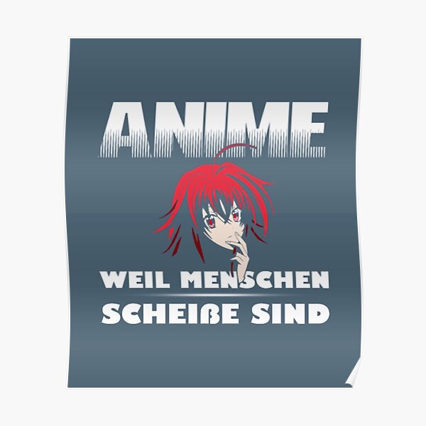"Anime Sarcasm" Poster for Sale by ZataNotas | Redbubble