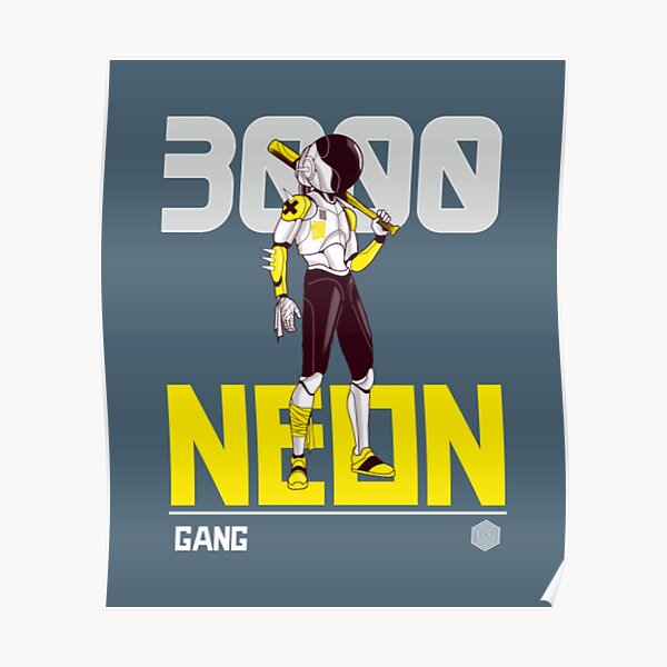 "Anime Style 3000 NEON GANG Anime Fan" Poster for Sale by ZataNotas ...