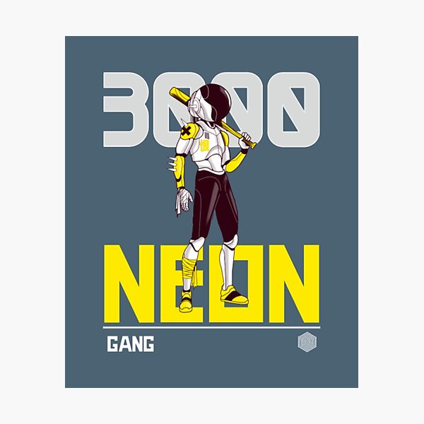 "Anime Style 3000 NEON GANG Anime Fan" Photographic Print for Sale by ...