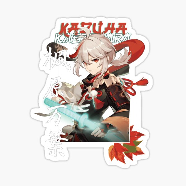 "Kaedehara Kazuha - Genshin Impact" Sticker by ShubhamKhajuria | Redbubble