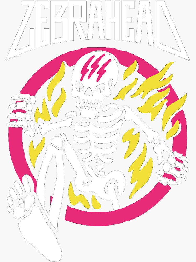 "ZEBRAHEAD BAND" Sticker for Sale by PatienceRosenba | Redbubble