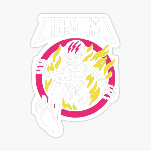 "ZEBRAHEAD BAND" Sticker for Sale by PatienceRosenba | Redbubble
