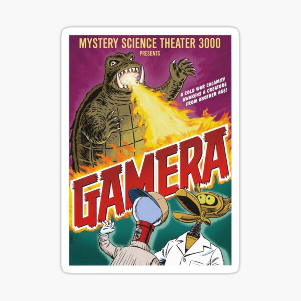 "MST3K - Gamera Active " Sticker for Sale by CPJCollectibles | Redbubble