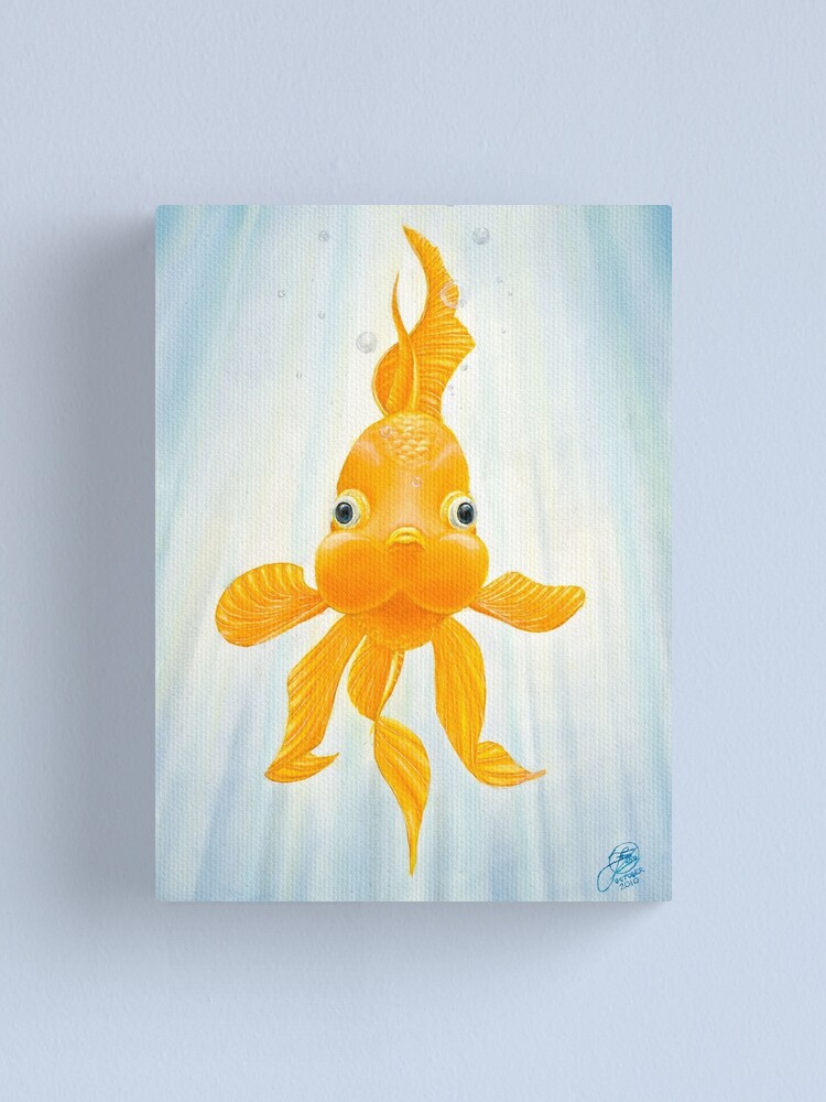 "GULP! - Oil Painting" Canvas Print by RealZeal | Redbubble