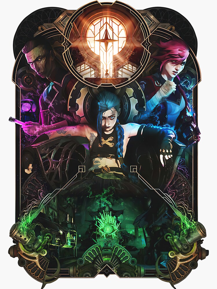 "Arcane" Sticker for Sale by ONLYMESHOP | Redbubble