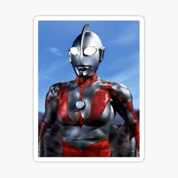 "Ultraman 1966 " Sticker for Sale by CPJCollectibles | Redbubble