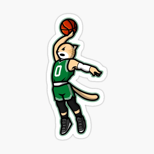 "Funny Gift For Jayson Catum Dunking Basketball Gifts For Fan" Sticker ...