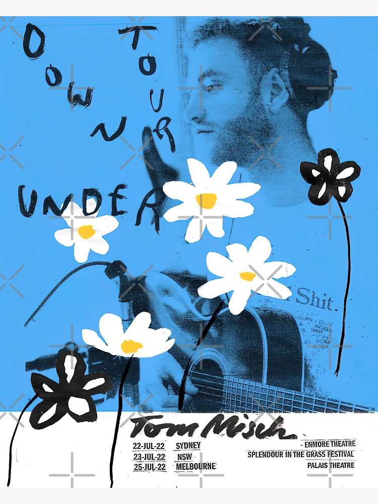 "Tom Misch - Tour Down Under Flower" Sticker for Sale by 36tobiasduerr ...