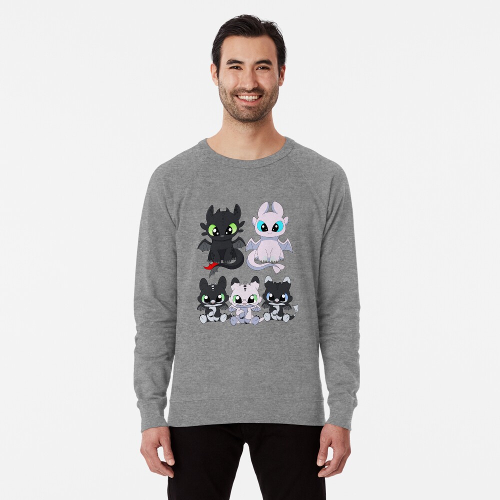 "Cute Dragon family, set of night fury, httyd, dragon babies, night ...