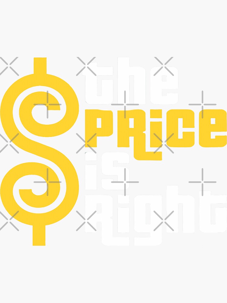 "The Price Is Right Game Show " Sticker for Sale by TimLittle12 | Redbubble
