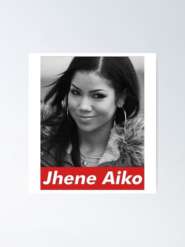 "Love Funny Man Jhene Gift Idea Aiko Awesome For Music Fan" Poster for ...