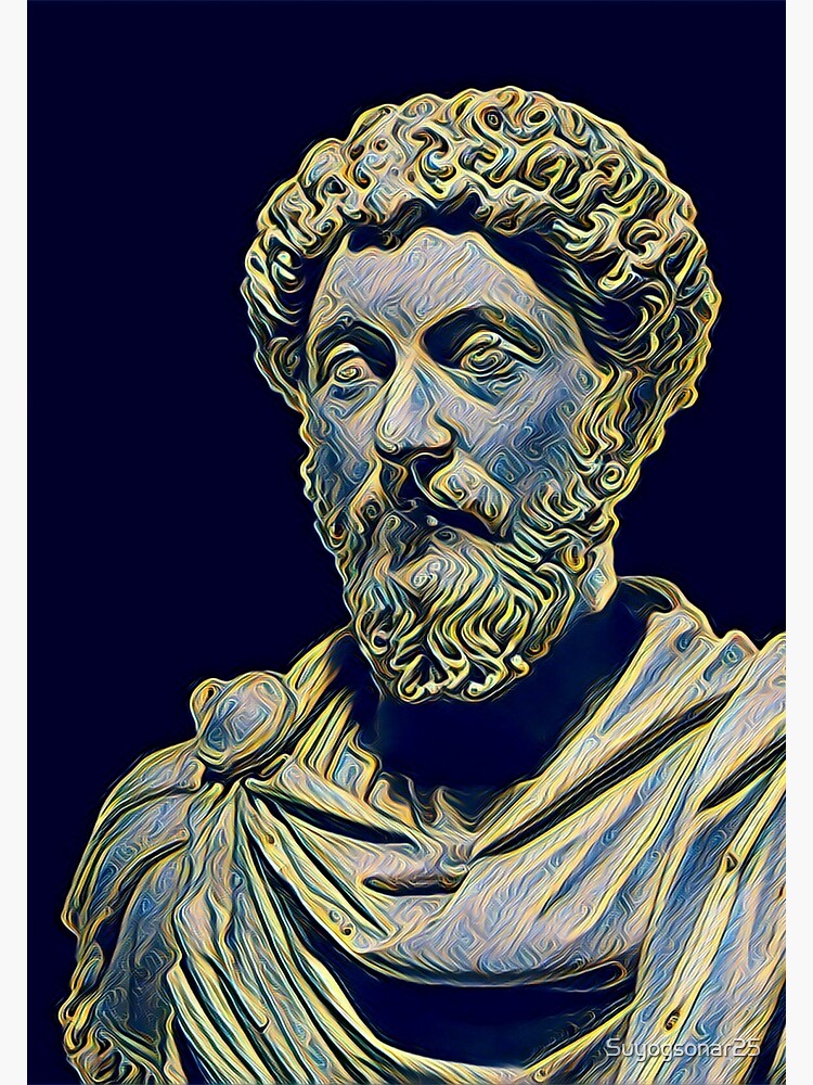 "Marcus Aurelius Artwork " Poster for Sale by Suyogsonar25 | Redbubble