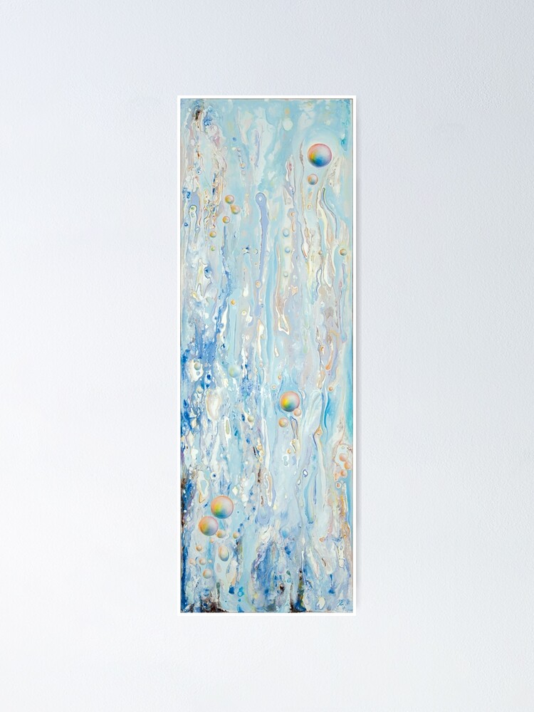 "Effervescent!.......acrylic based abstract art" Poster by RealZeal ...