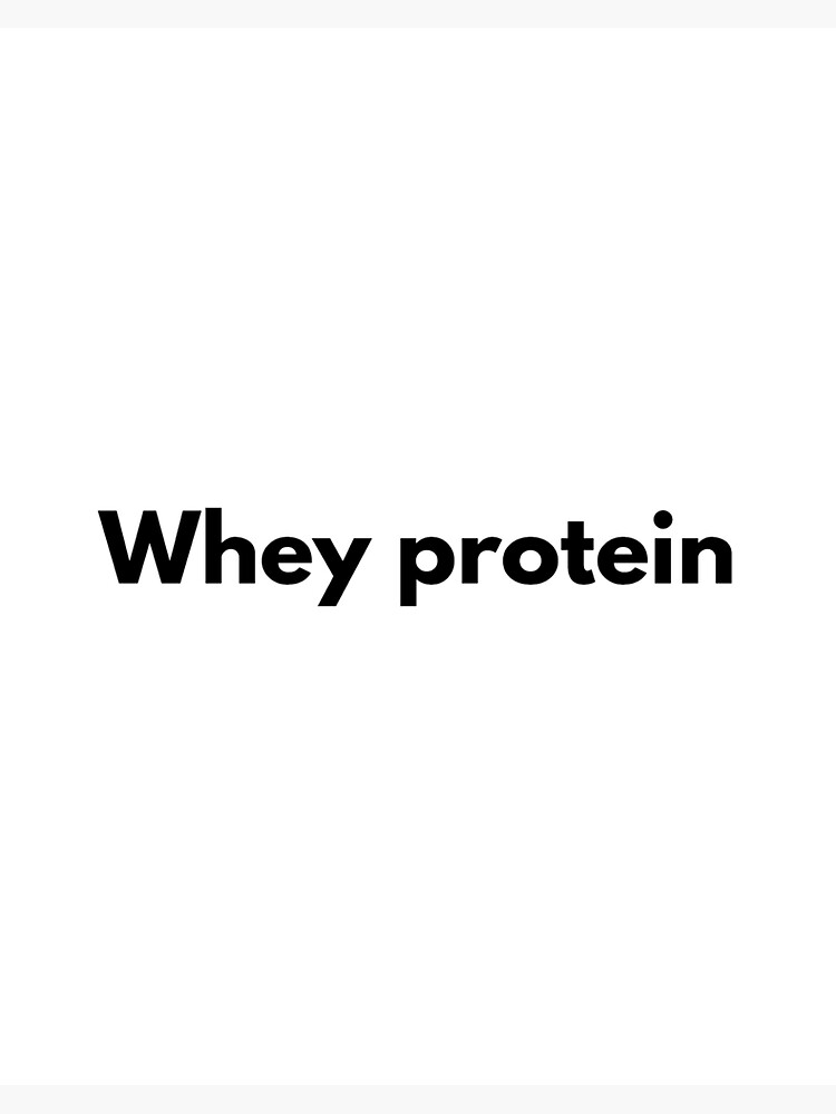 "Whey protein " Sticker for Sale by Djordje-Gavric | Redbubble