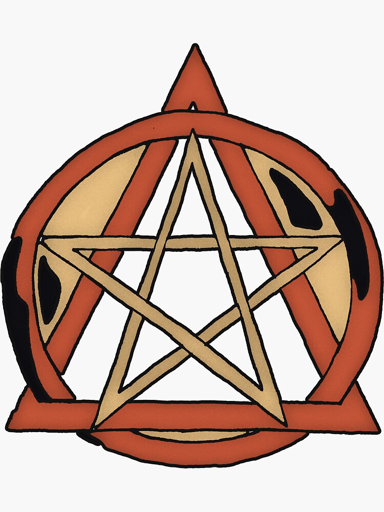 "Pentagram" Sticker for Sale by CitrusRock17 | Redbubble