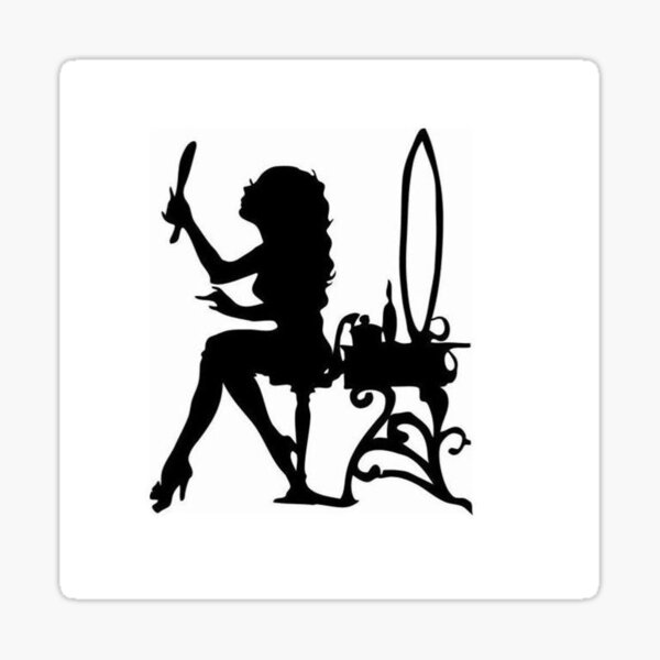 "Glamour Girl" Sticker for Sale by SaraValor | Redbubble