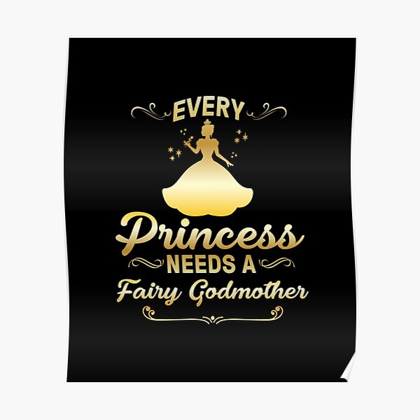 Poster « Cadeau drôle de marraine de fée pour les femmes marraine de ...