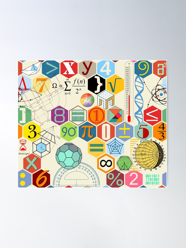 "MATH!" Poster by BessoChicca | Redbubble