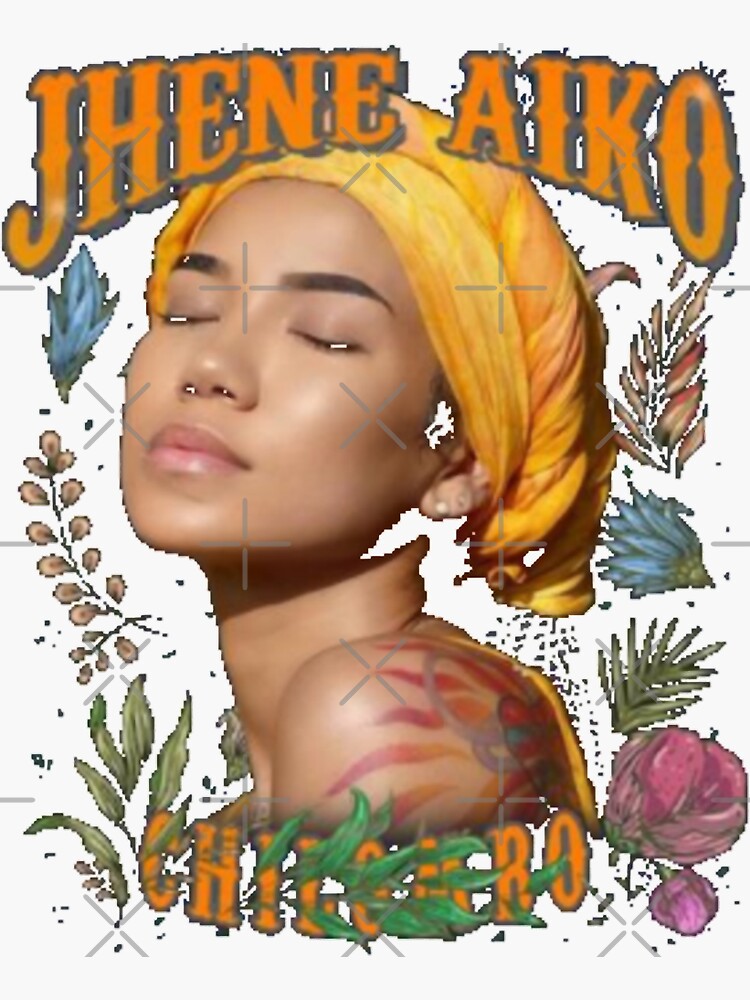 "Vintage Retro Gifts Idea Jhene Aiko Chilombo Gifts Best Men" Sticker ...