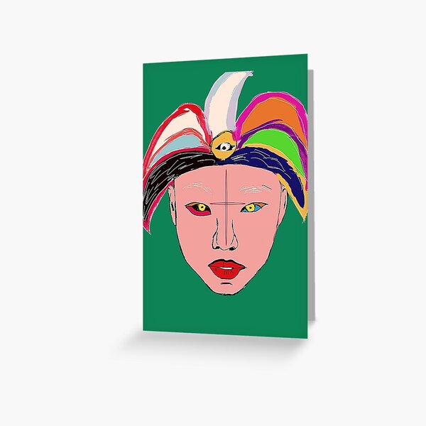 "Frank Jester Base Form" Greeting Card by MemesThyArt | Redbubble