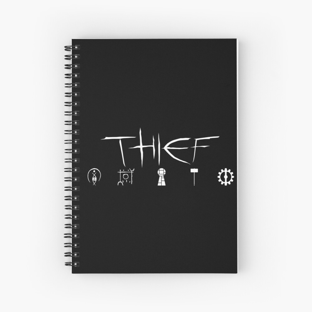 "Thief Custom Logo Thief The Dark Project" Spiral Notebook for Sale by ...