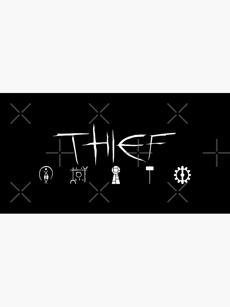 "Thief Custom Logo Thief The Dark Project" Mouse Pad for Sale by ...