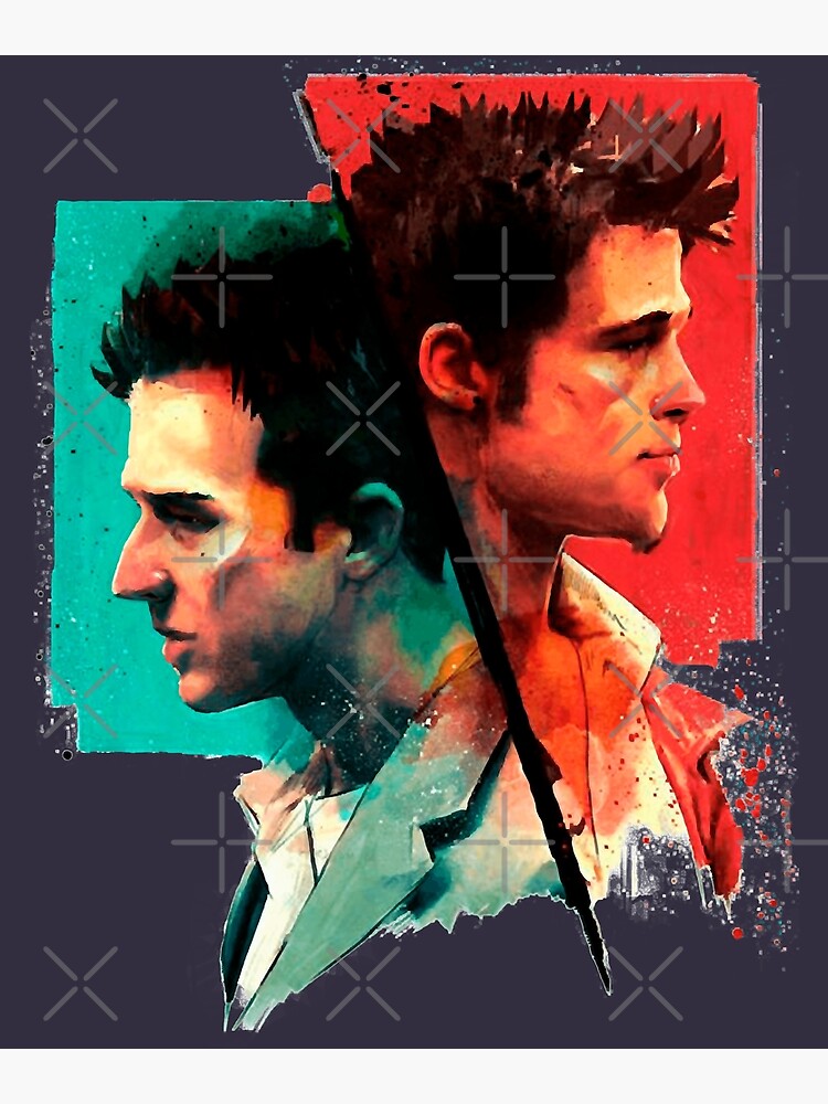 "Funny Gifts Fight Club Drawing Gift For Music Fans" Poster for Sale by ...