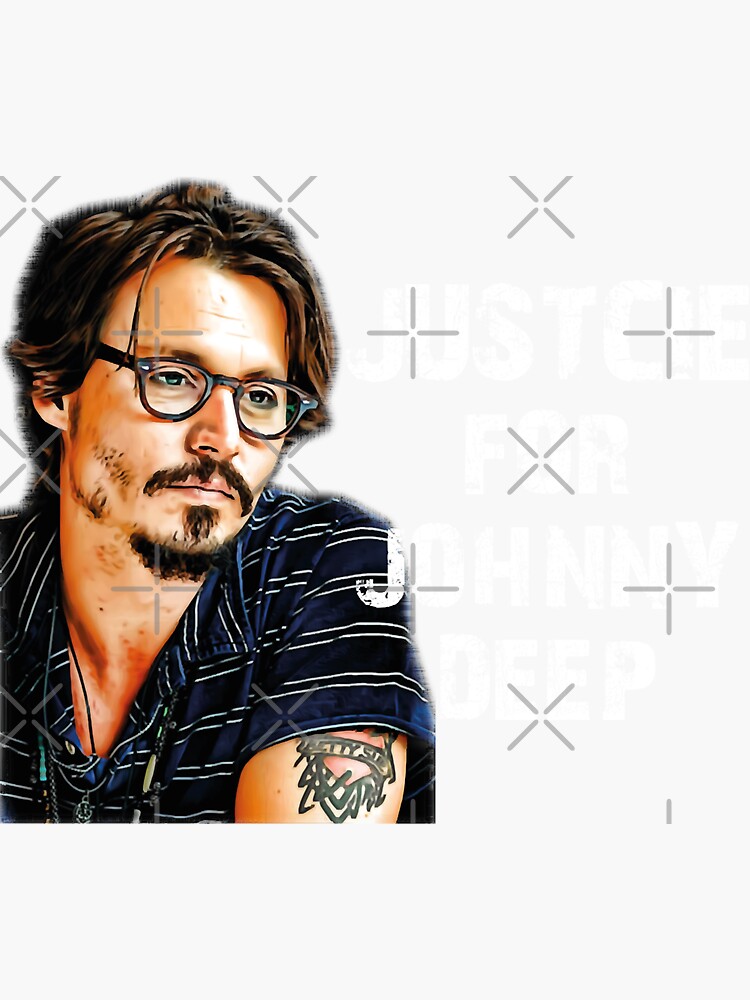 "Cool Graphic Gift Johnny Handsome Actor Depp Gifts For Men" Sticker ...