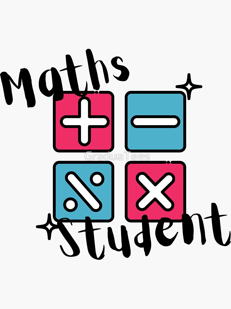 Pegatina «Estudiante de Matemáticas - Colegio - Universidad ...