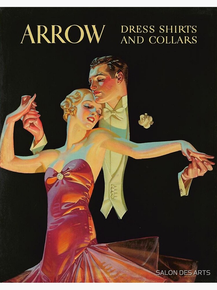 "Couple Dancing, Arrow Collar Ad (1930) - J. C. Leyendecker" Art Board ...