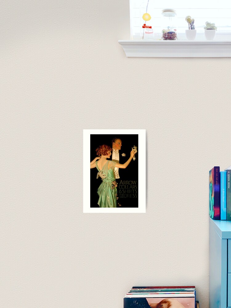"Couple Dancing, Arrow Collars Ad (1923) - J. C. Leyendecker" Art Print ...
