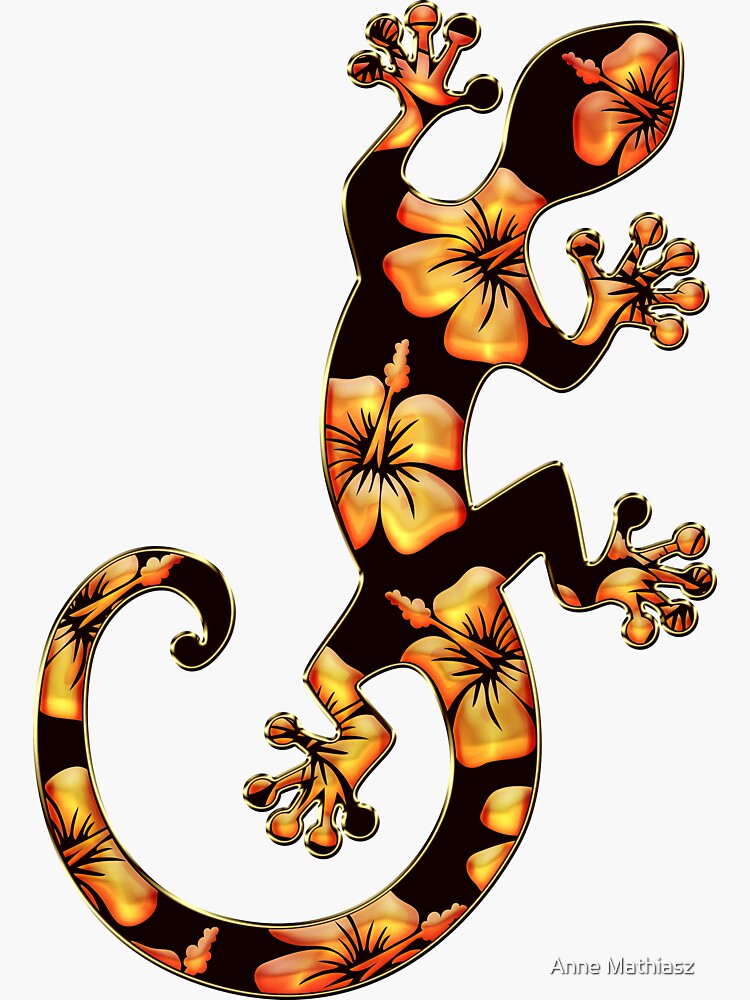 "Gecko, lizard, Hawaii, aloha, surf, beach, summer, party, water sports ...