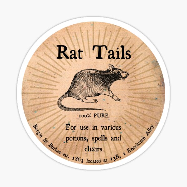 "Rat Tails" Sticker for Sale by koaladave | Redbubble