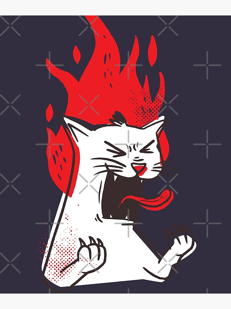 Póster «Más que impresionantes regalos gráficos geniales de Mad Cat ...