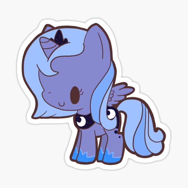 "Princess Luna My Little Pony" Sticker for Sale by lizzievanille ...