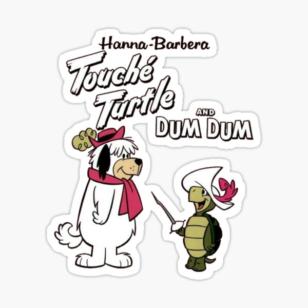 "Touché Turtle and Dum Dum" Sticker for Sale by PedroCorga | Redbubble