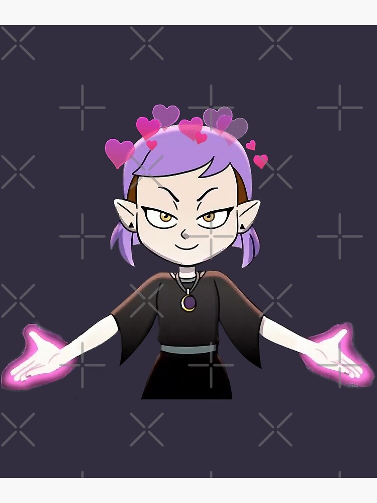 Demonic Magic Close Friendship Amity Blight Updated Purple Hair Season Two Intro With Heart