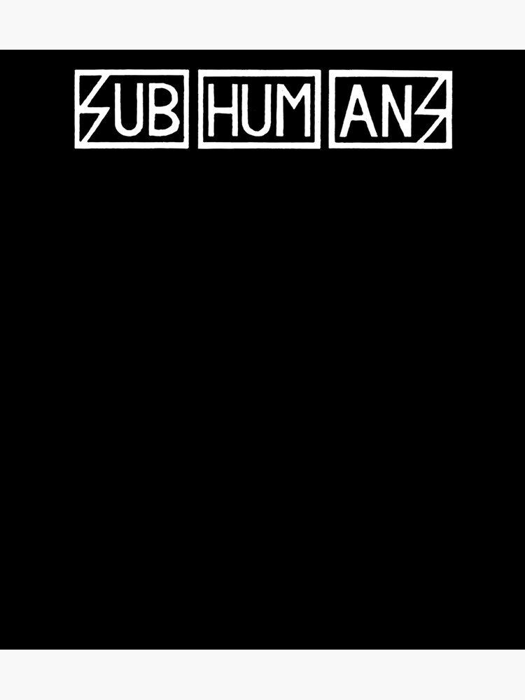 "Subhumans Punk Rock" Poster for Sale by eydieugn4z | Redbubble