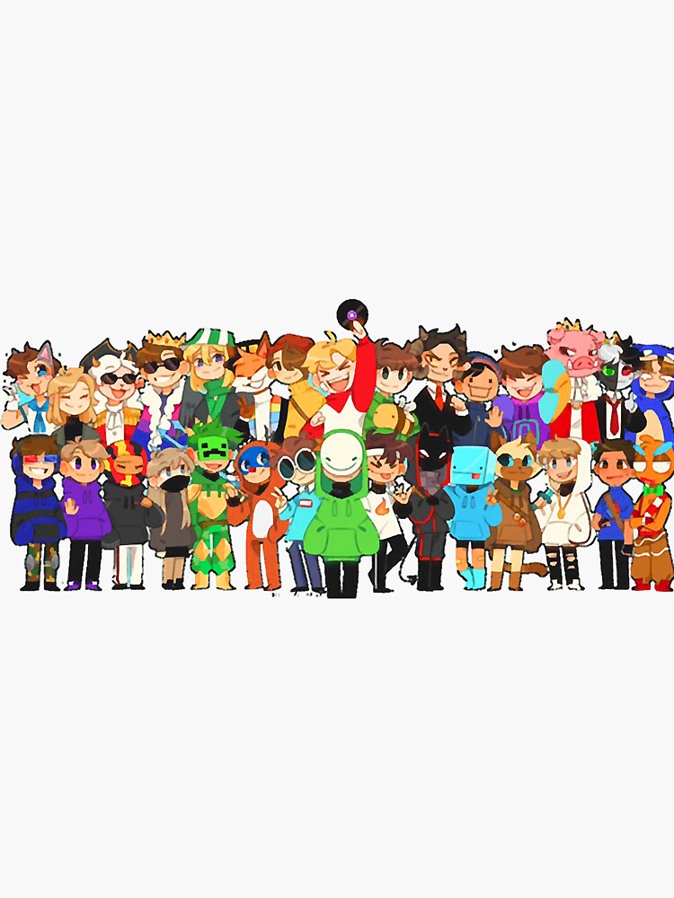 "Gift For Men Dark Grey Dream Smp All Members Awesome For Movie Fan ...