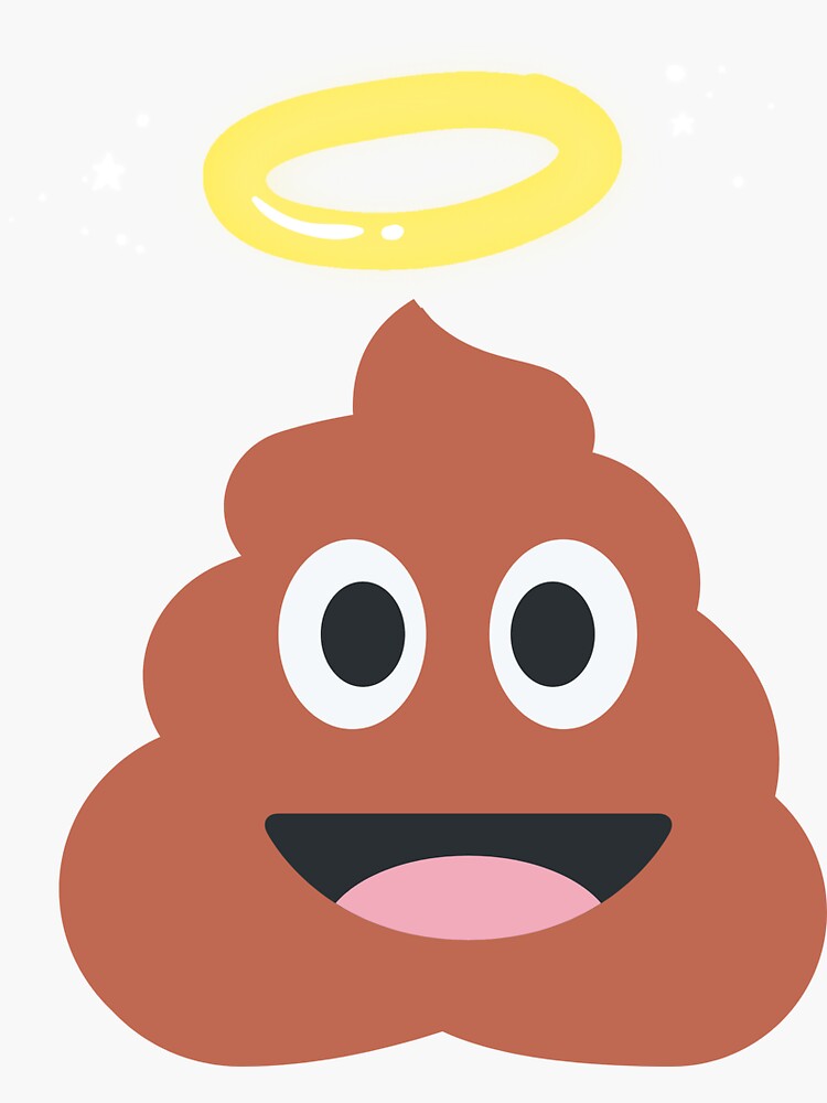 "Poop Angel" Sticker for Sale by MathewVnm | Redbubble