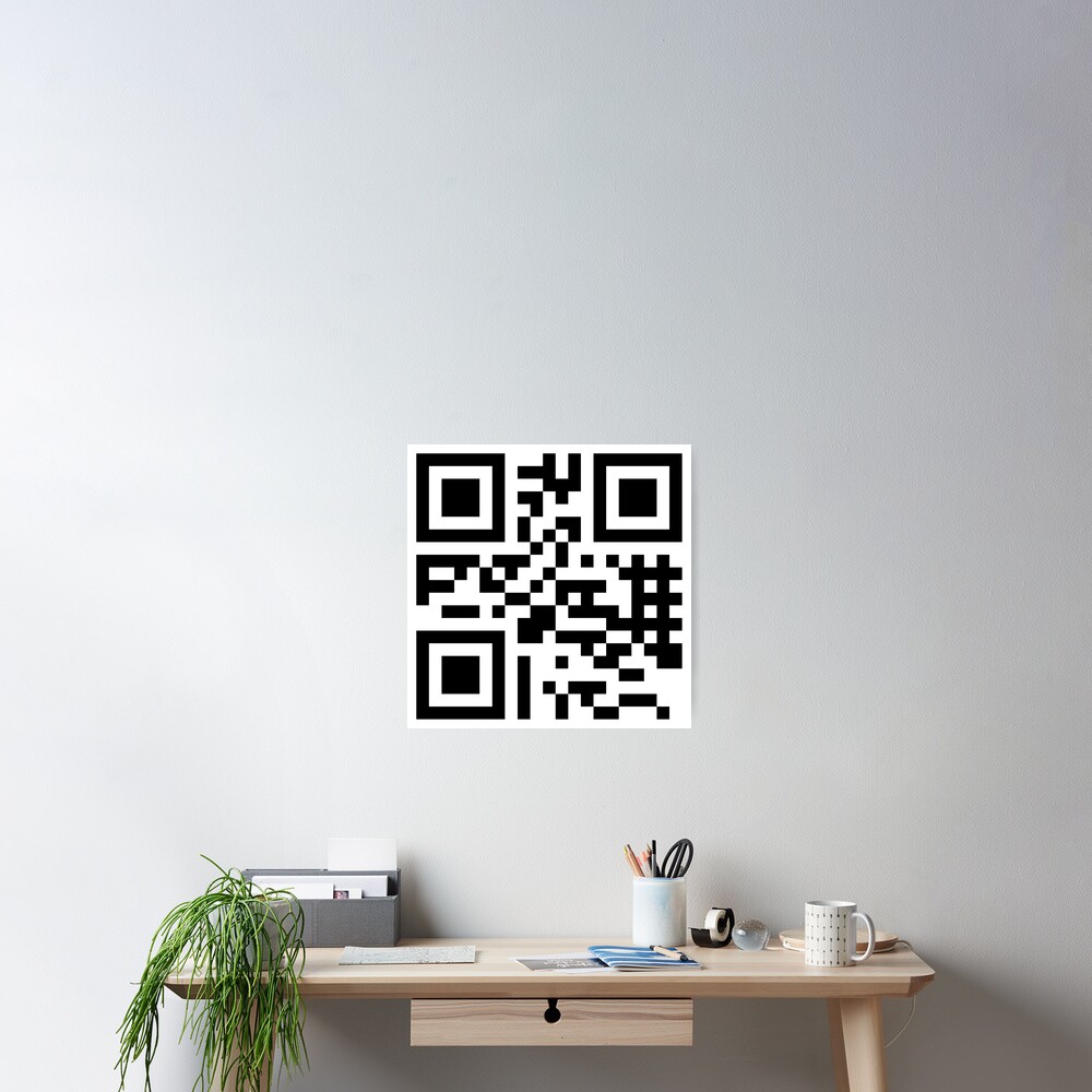 "QR CODE - QR CODE" Poster for Sale by fuxart | Redbubble