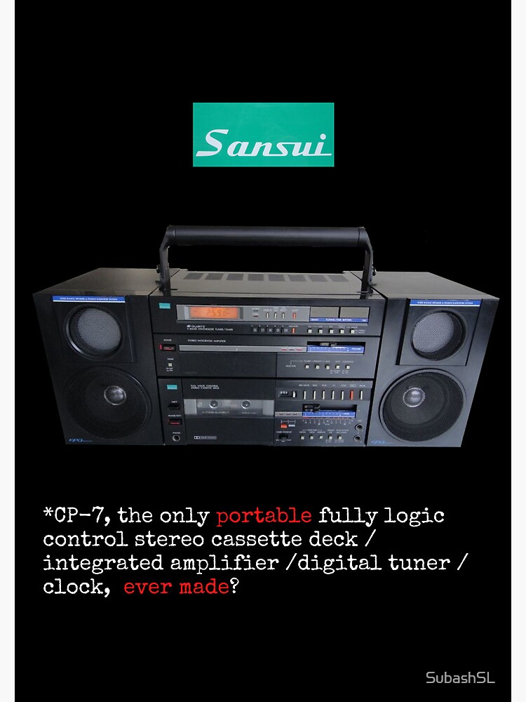 "Sansui CP-7 full logic control stereo cassette deck, amplifier, tuner ...