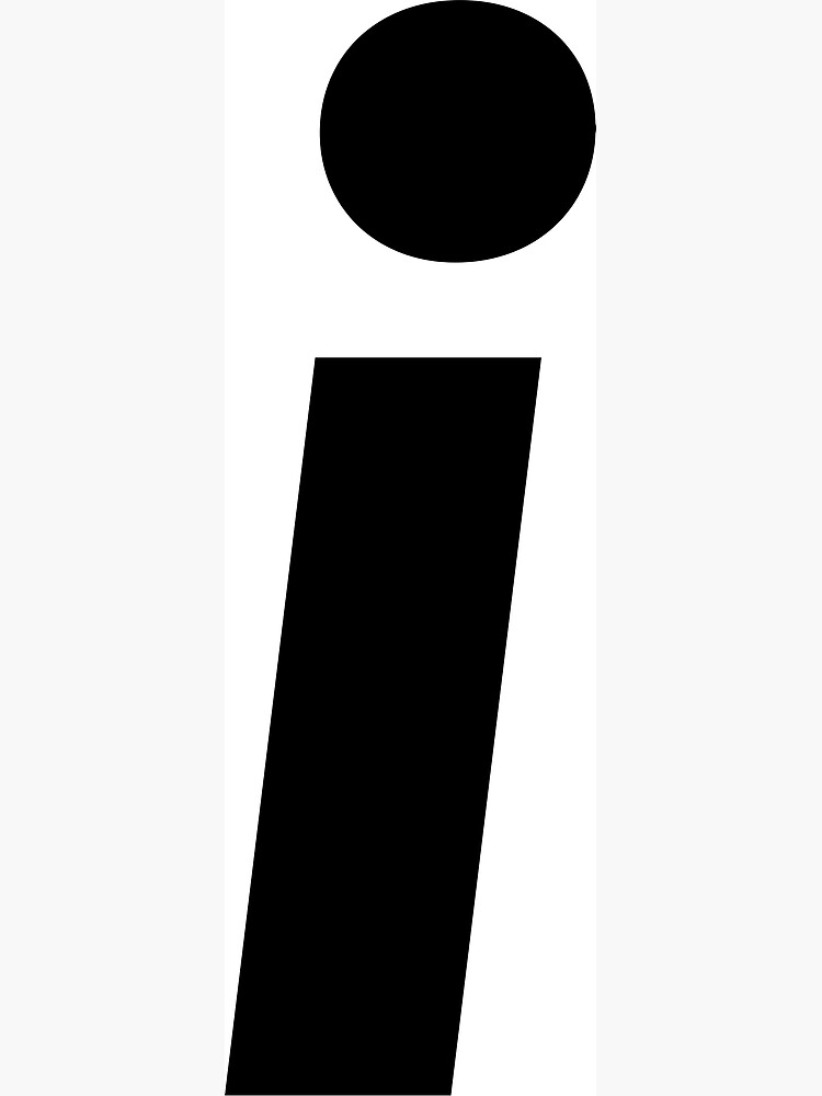 "Letter i Word ii letra iii" Poster for Sale by ZooOfArt | Redbubble